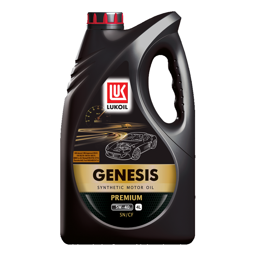 Масло LUKOIL GENESIS 5W-40 SN/CF 4л - купити в Києві за 556,00 грн ...